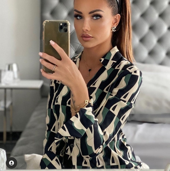 Zara | Tops | Zara Print Shirt | Poshmark